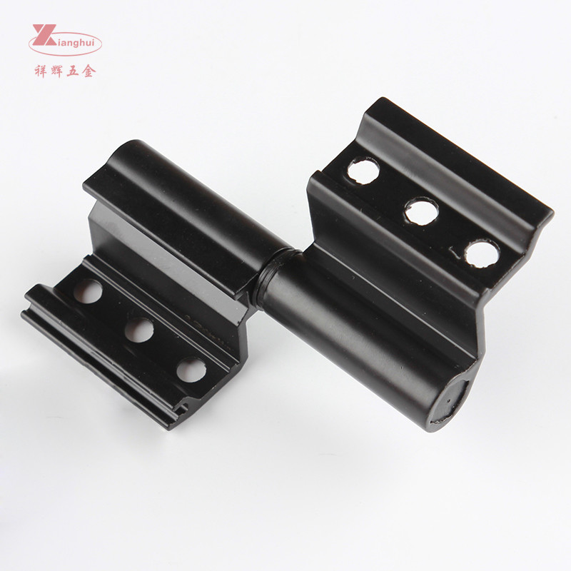 91g Weight Black Aluminium Door Hinge Aluminium Alloy Pivot Hinge Sample